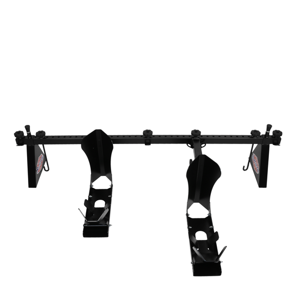 2 Motorcycle Offset Wheel Chock Transport System for Vans - Bolt It On